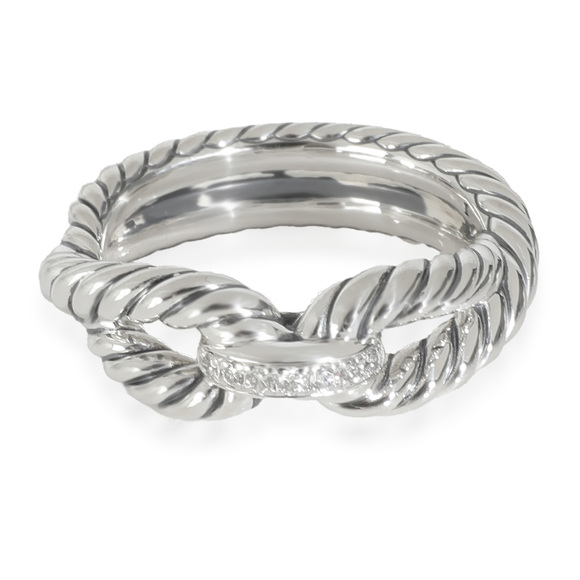 David Yurman | Jewelry | David Yurman Cable Loop Ring In Sterling ...